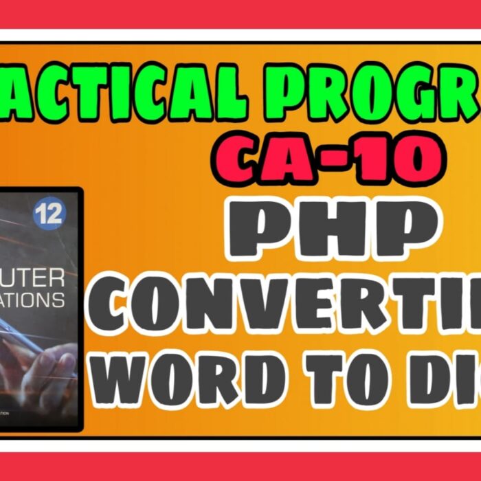 Practical Program Exercise 8 Php Create And Execute Echo And Print Statements For 12th Computer